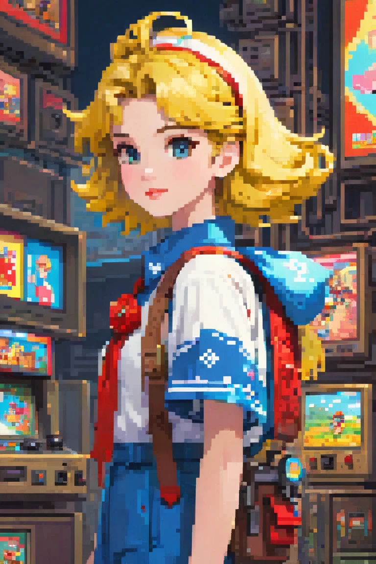 Retro Game, retro-style icon characters, (masterpiece, best quality ...