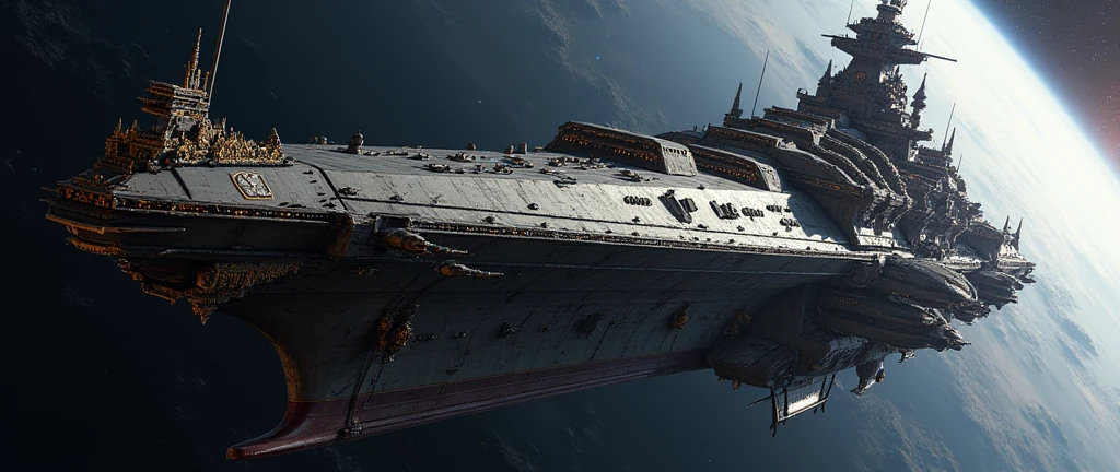 Warhammer 40k gloriana class battleship - SeaArt AI
