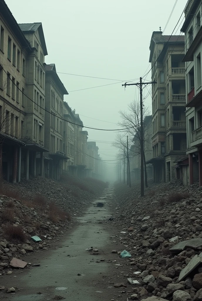A city of poland devastated after world war II - SeaArt AI