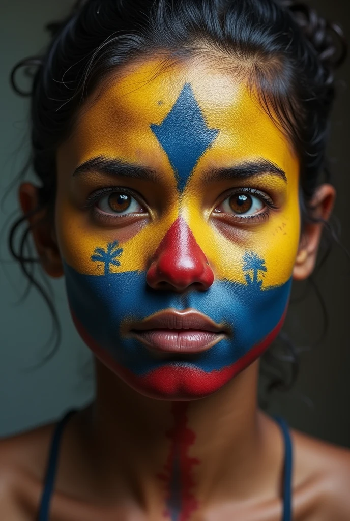 That same person with the painted face of Colombia now with a question ...
