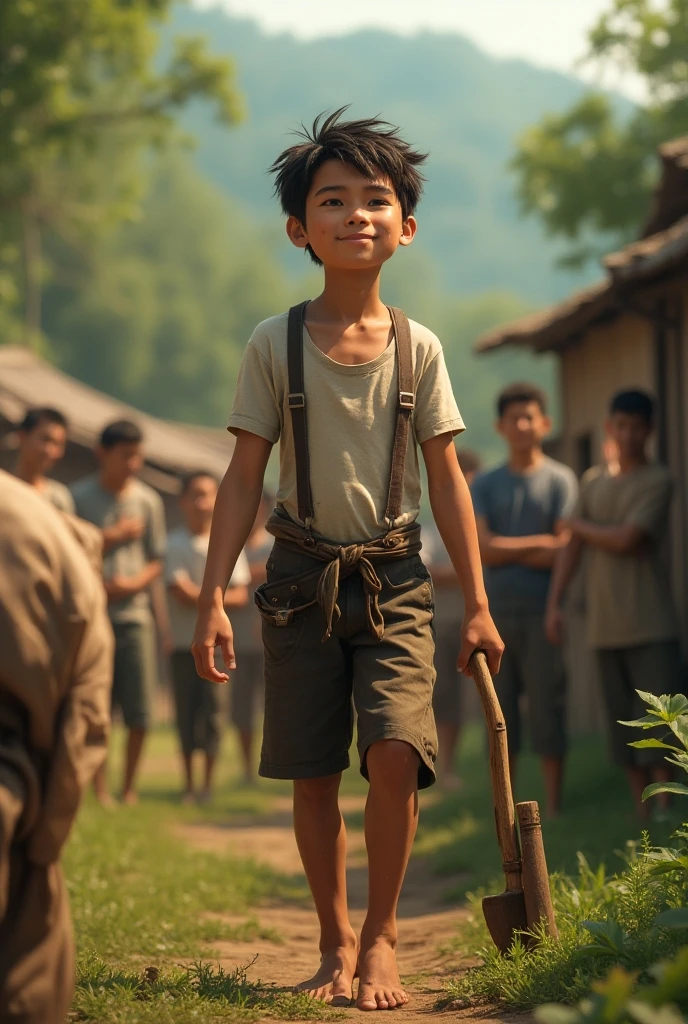 Due to boy hard work and honesty, he gradually becomes a respected man ...