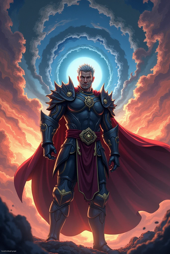 Create an image of King Arthur in Record of Ragnarok design - SeaArt AI