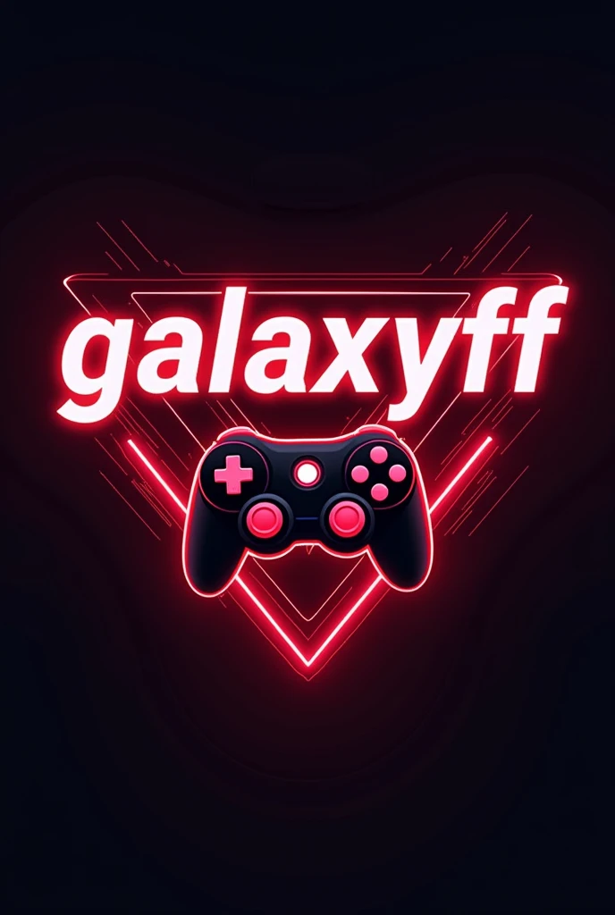 This is a futuristic logo that features the name "GalaxyFF" in a ...