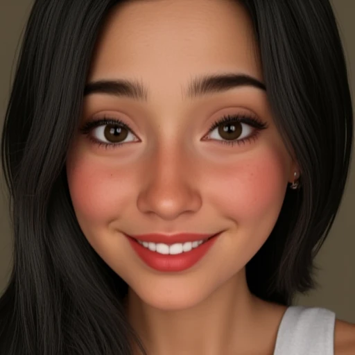 Résolution Haute, Regardant le spectateur, Sourire, Rougi, - SeaArt AI