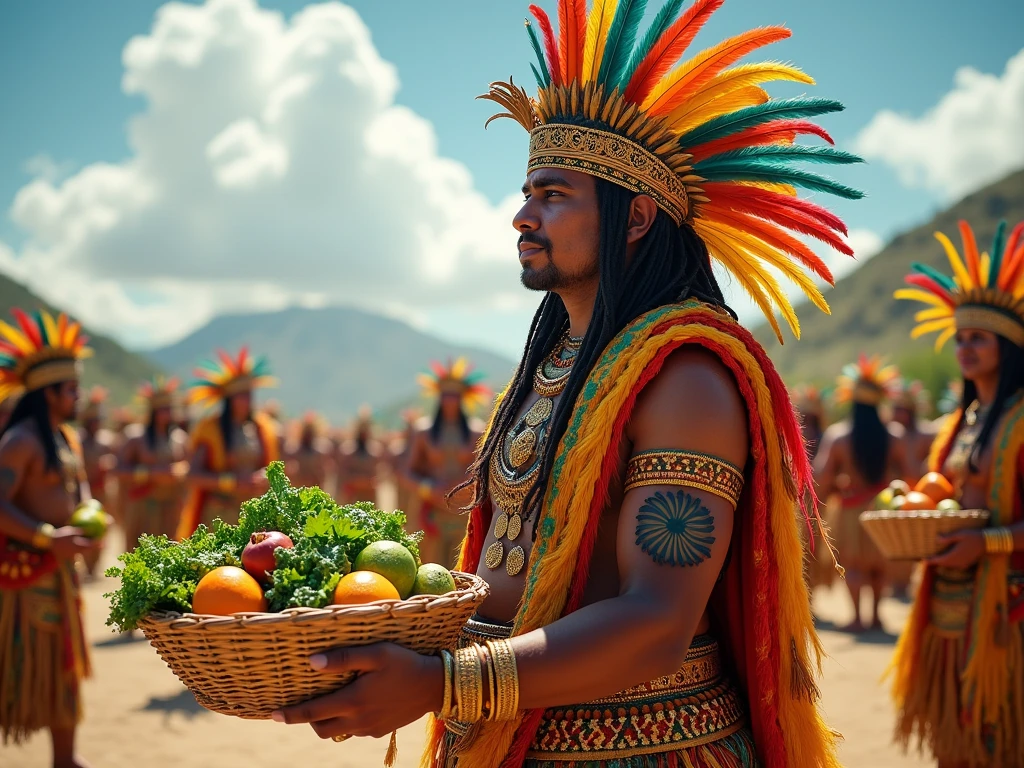 create a panoramic image , Where the INCA Emperor can be seen - SeaArt AI