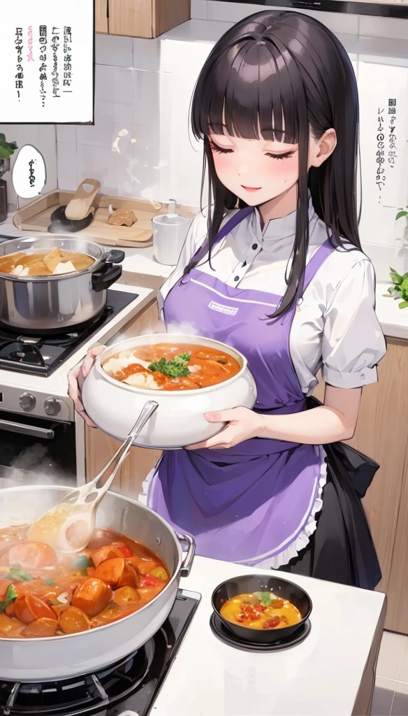 (beautiful and delicate), (immensely Delicious Cooking illustration ...