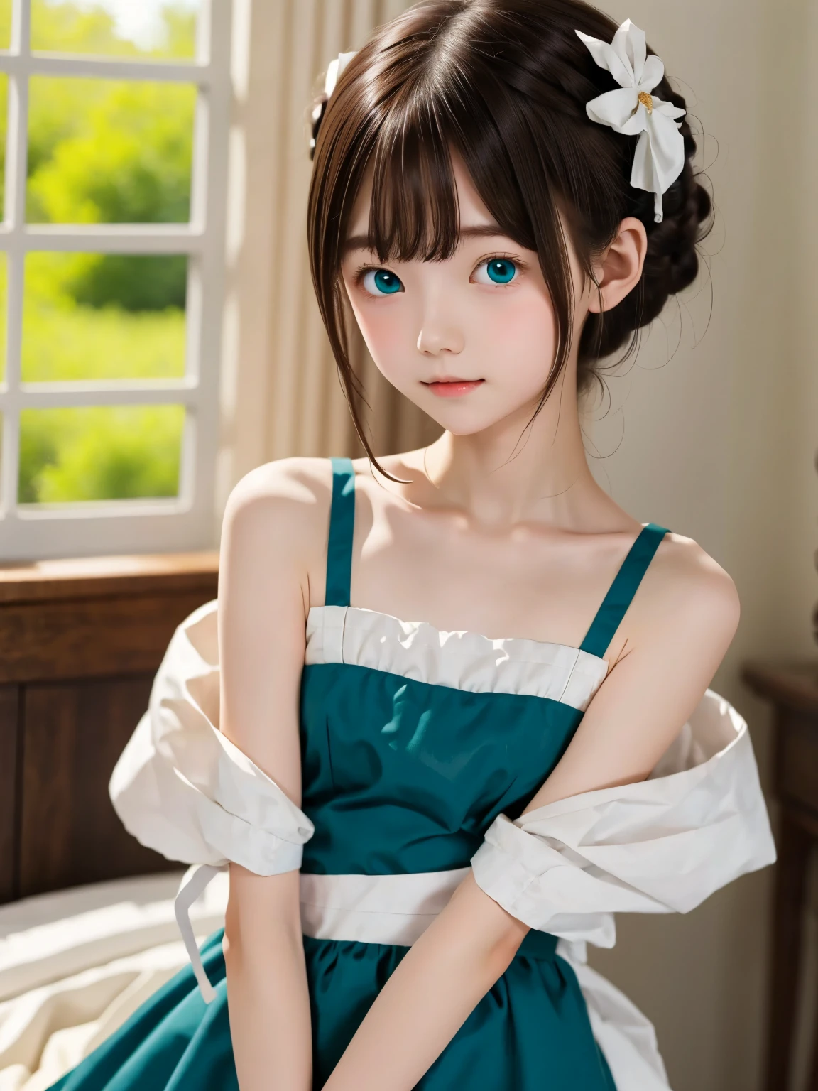 maid clothes, cute girl,masterpiece, high definition ,8k,16k - SeaArt AI