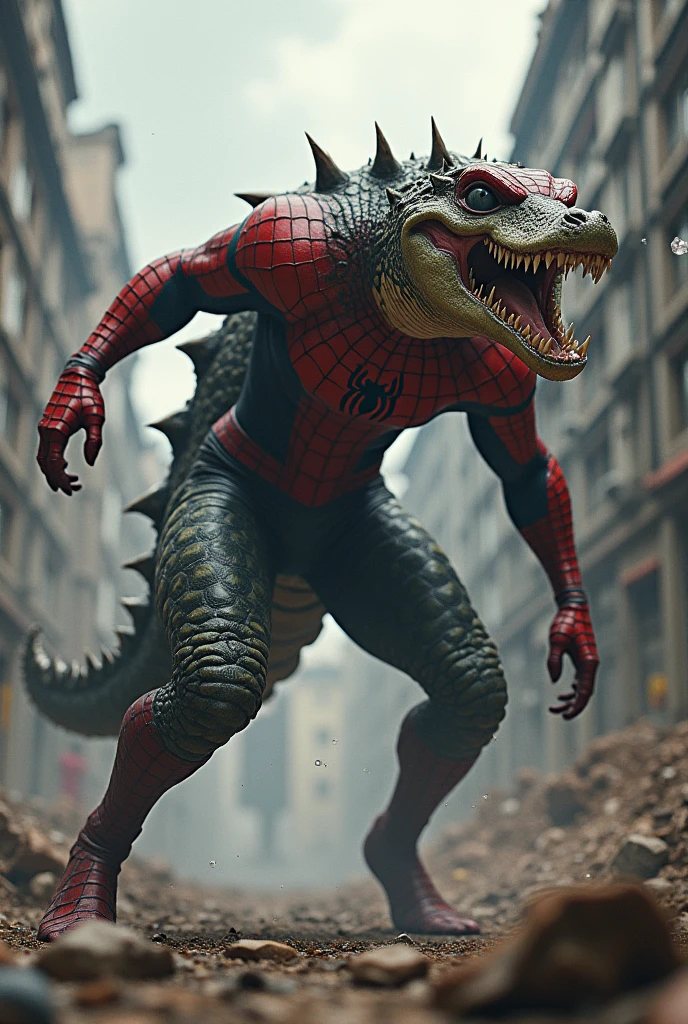 Spiderman as trex - SeaArt AI