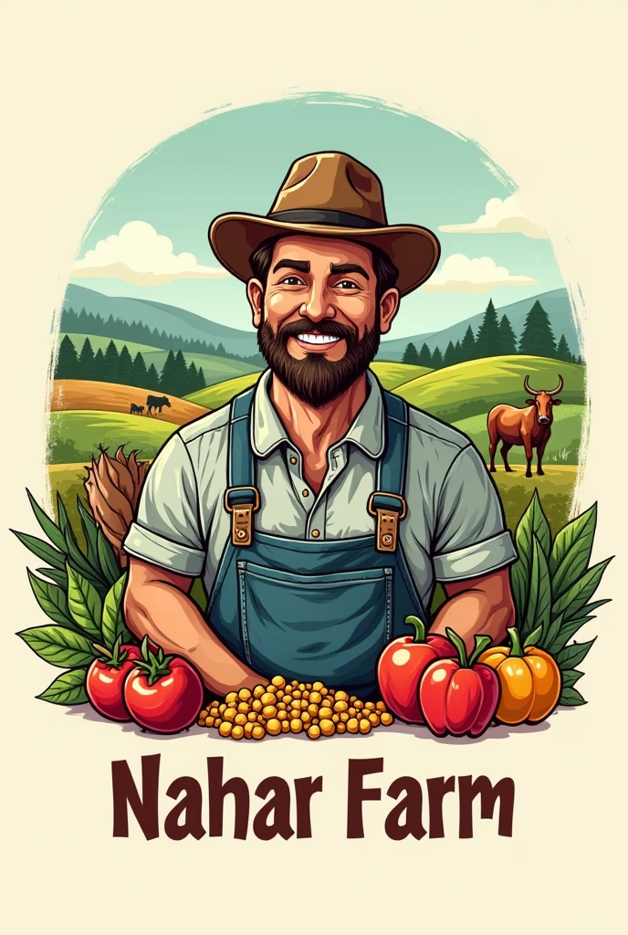 Nahar Farm Logo - SeaArt AI