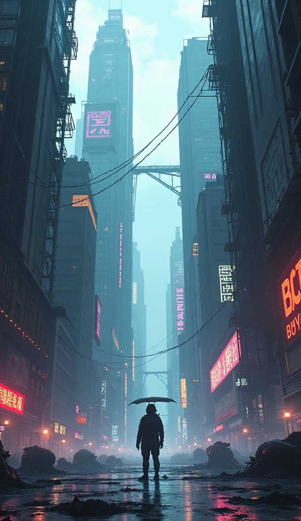 Stunning dystopian cyber Art in 8 bits - SeaArt AI