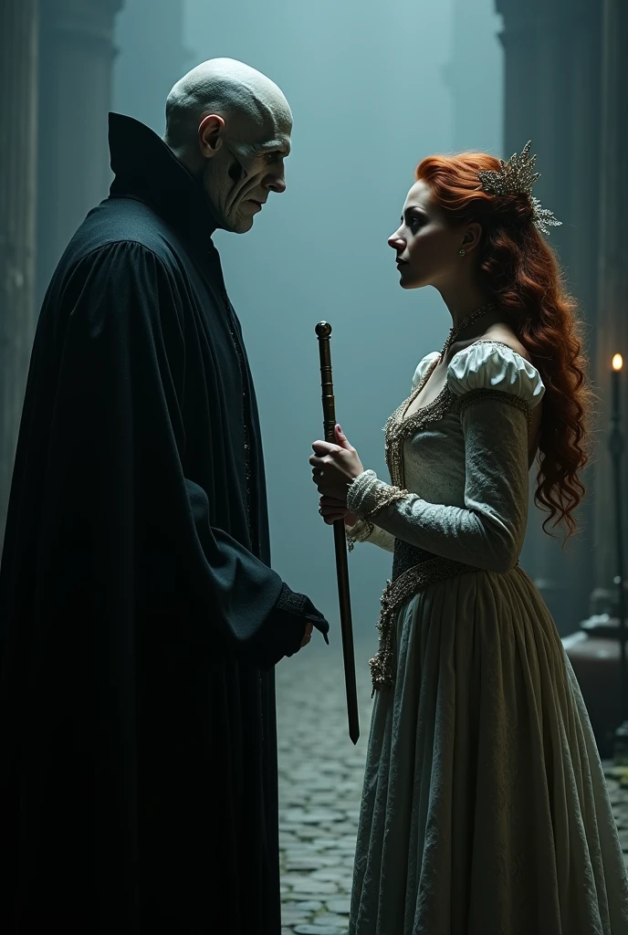 Voldemort that looks exactly like the one from the Harry Potter movies ...
