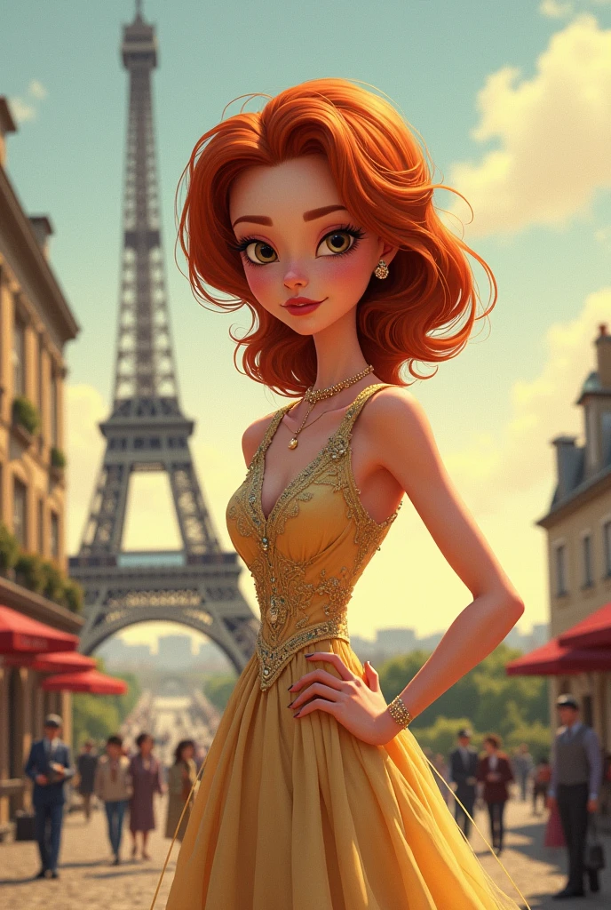 Character: Lucille from A Monster in Paris - SeaArt AI