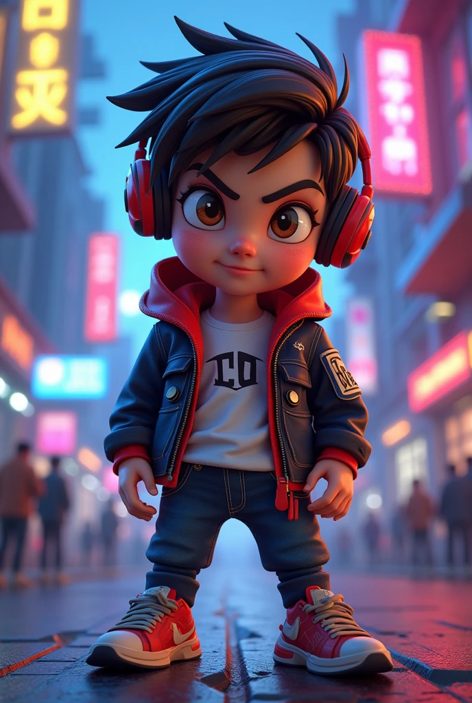 Vikku gamer you tube logo attitude boy - SeaArt AI