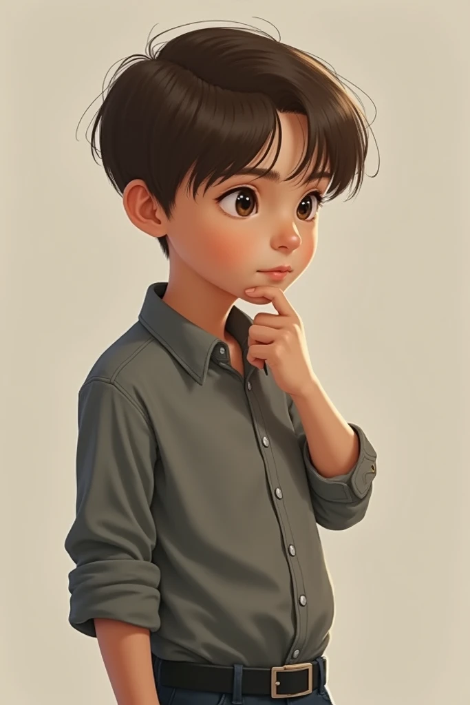 A boy in pent shirt - SeaArt AI