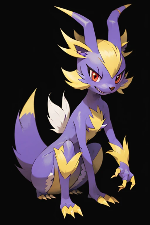 Female creature furry monster pokemon v style - SeaArt AI