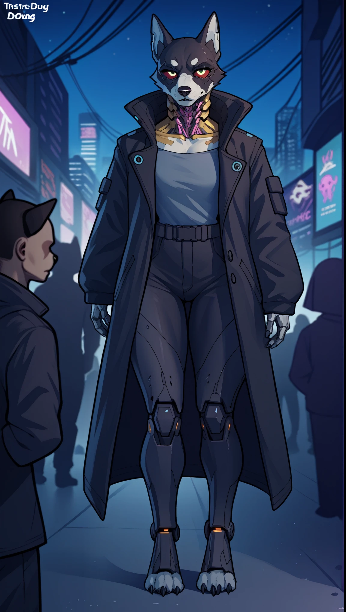 Batman the animated animated character is standing in a city - SeaArt AI