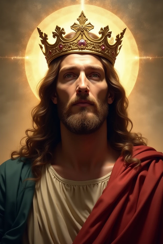 Jusus with crown what does that frace represent the last victory ...