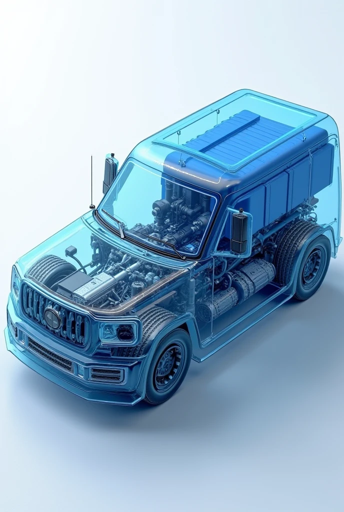 Generates an image of an Adblue 3d system Make a good distinction ...