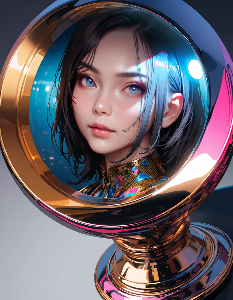 (pixel art,illustration by hajime sorayama,perfect body,hyperfeminine ...
