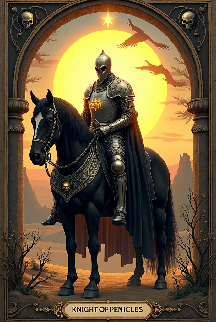 ** Instructions for Creating the Tarot Card : " Knight of Pentacles ...