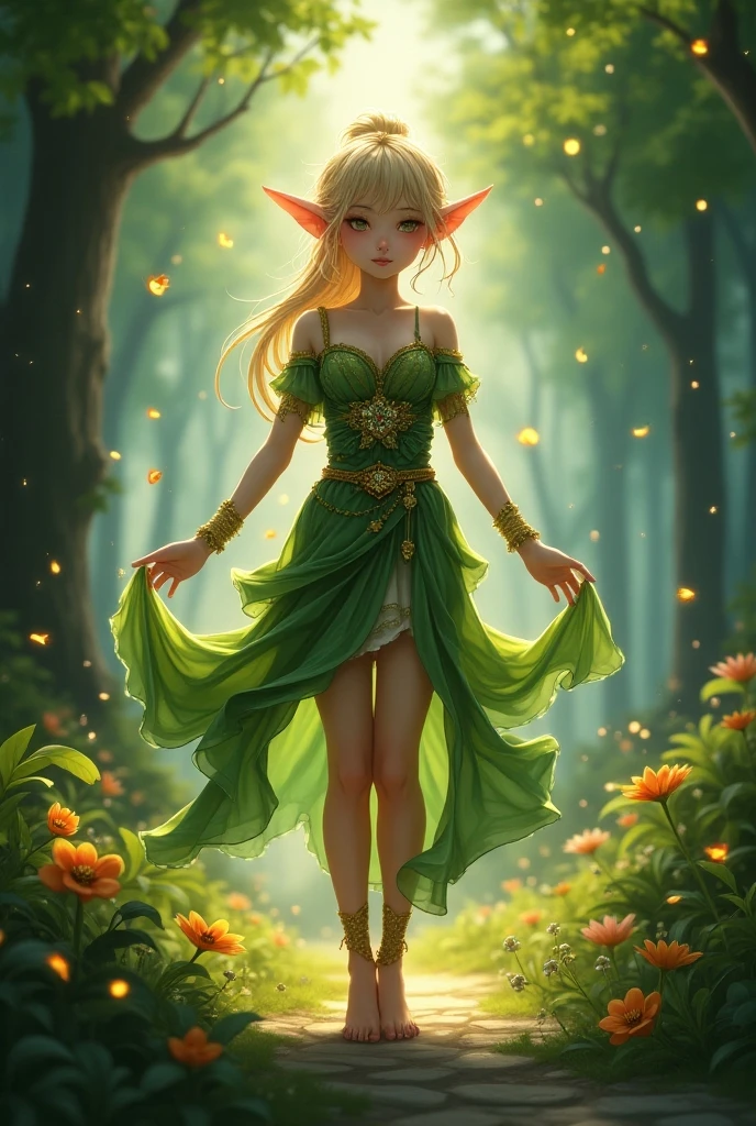 Elf from anime - SeaArt AI