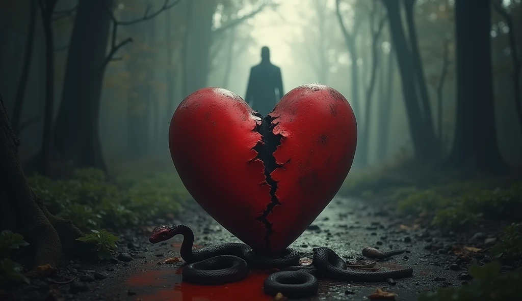 Image Elements: A broken or cracked heart symbolizing betrayal - SeaArt AI