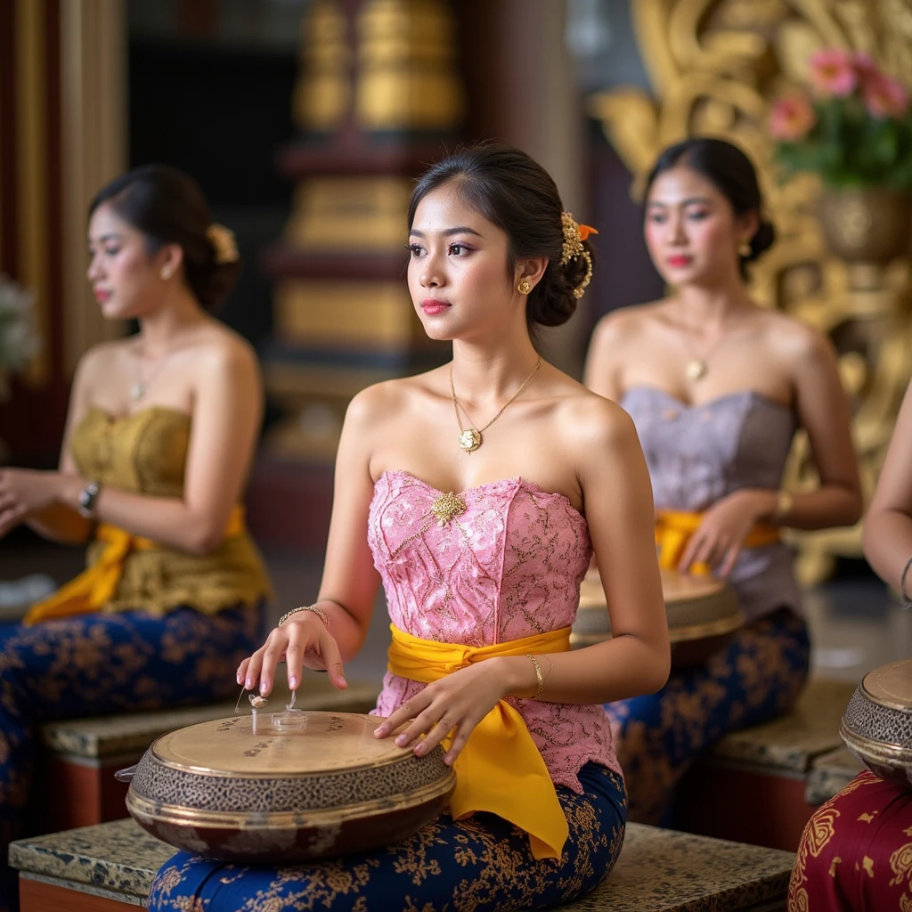 Realistic photo of a young Indonesian woman, , bustier - SeaArt AI