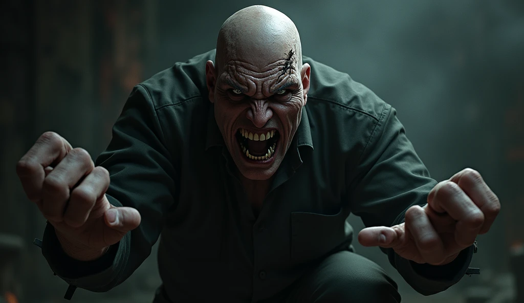 An evil angry man - SeaArt AI