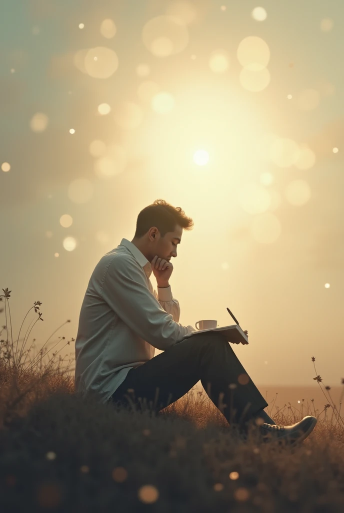 Sit down and fantasize for human progress. - SeaArt AI