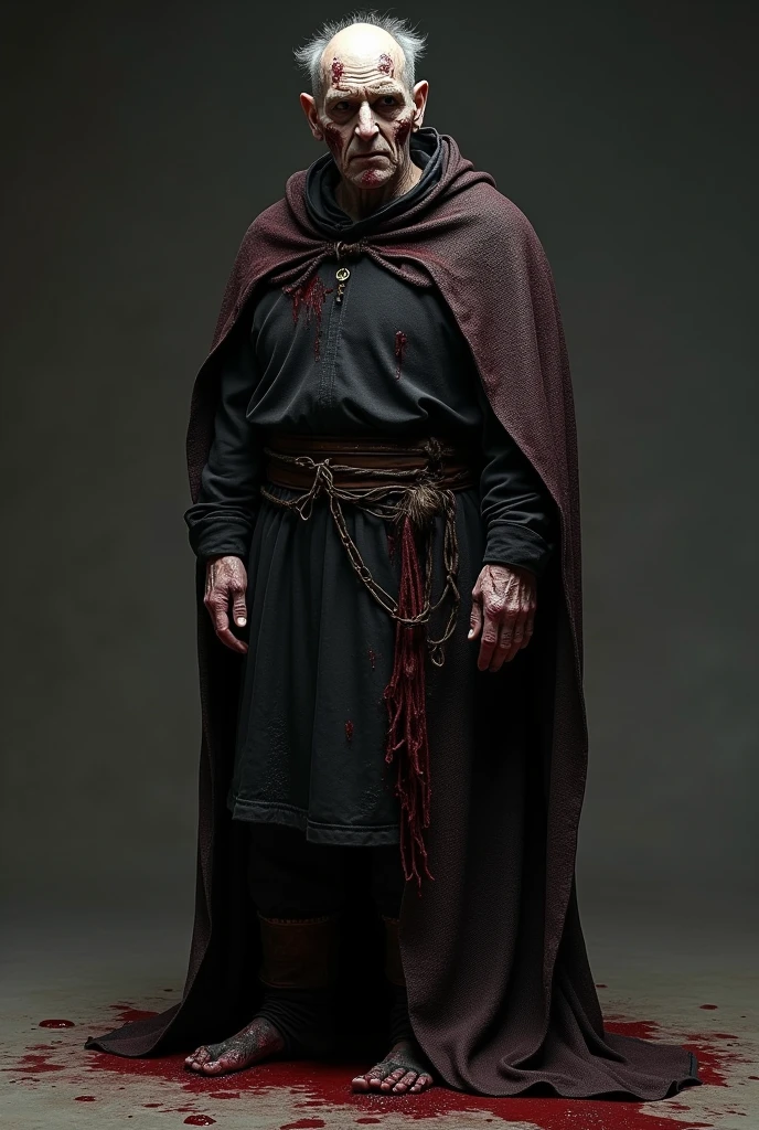 A rpg character, He is a male approximately 50 to 60 years old - SeaArt AI