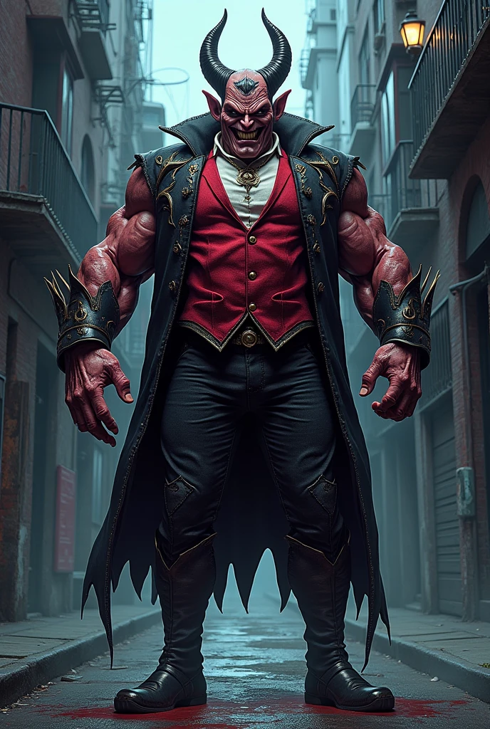 Comic villain with comic body - SeaArt AI