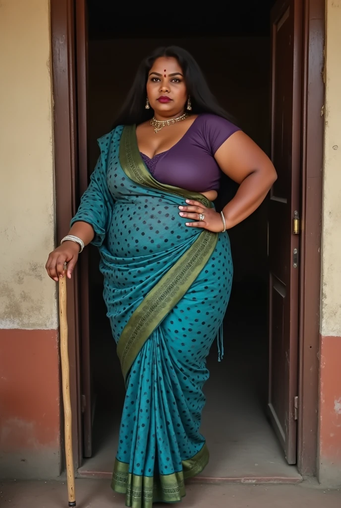 Indian extreme plus size BBW chubby fat busty dark skinned wide woman ...