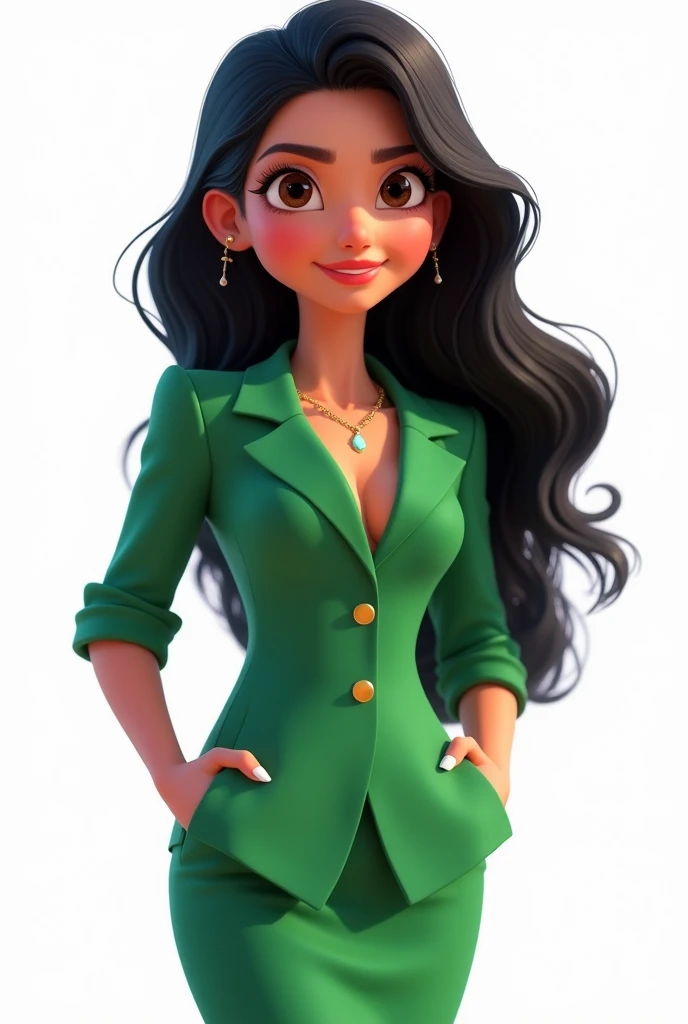 Pixar-style animated poster , looks like an Animated Avatar of a 20 ...