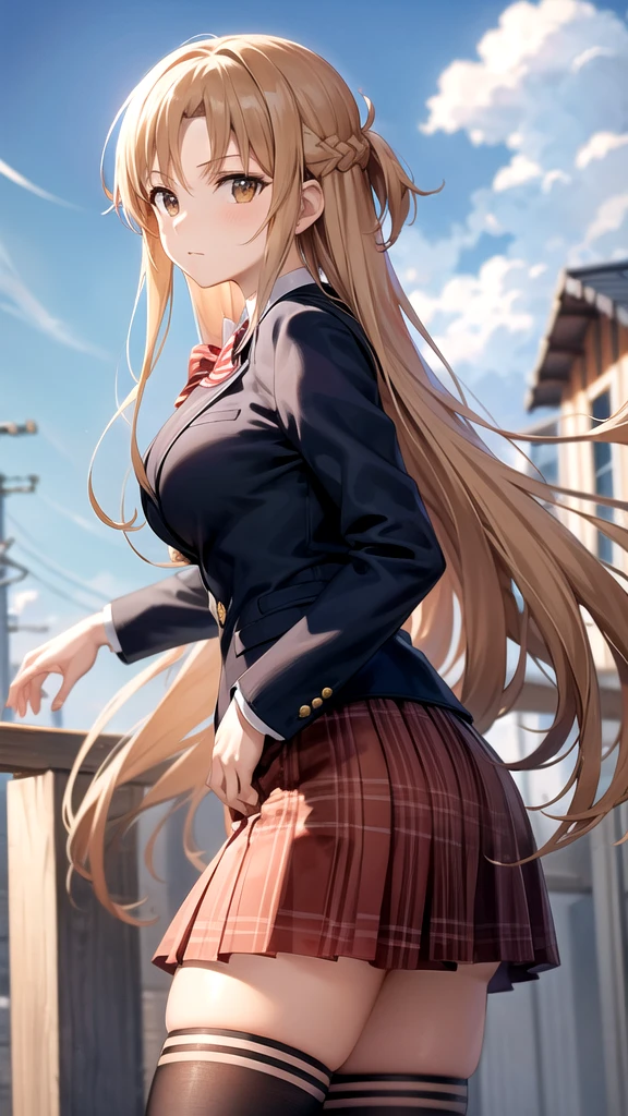 Aaasuna,long hair, brown hair, braid, brown eyes,large breasts - SeaArt AI