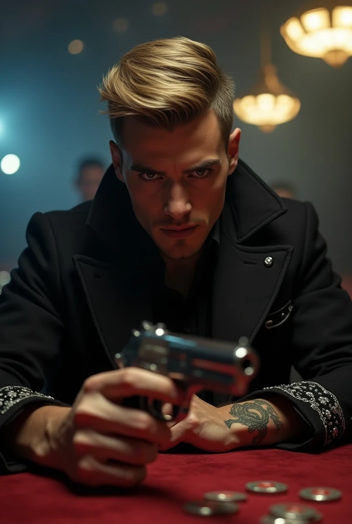 Imagine Victor, a handsome adult man with chin-length, medium - SeaArt AI