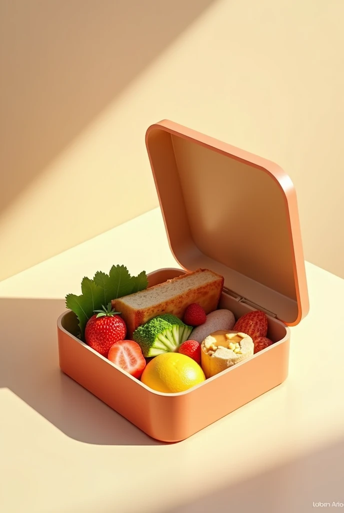 Make an open lunch box - SeaArt AI