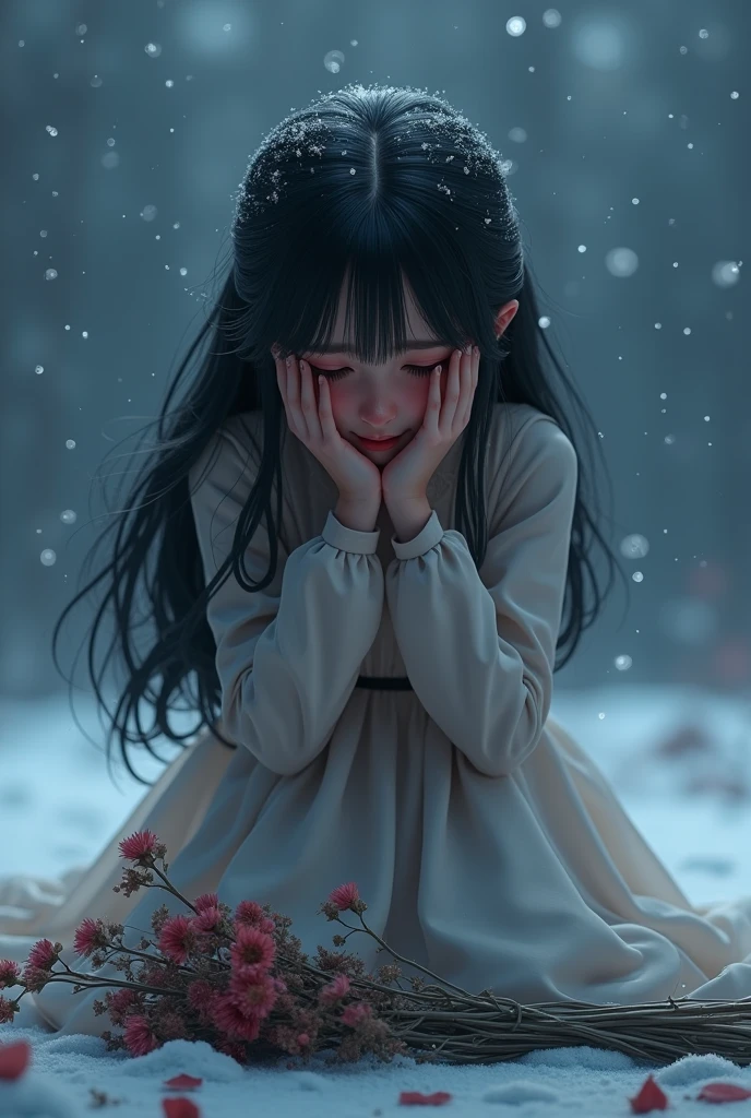 A very clear HD image of " animated beautiful girl wearing frock ...