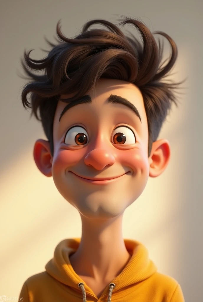 Nice Guy, Tall Eyes, Curly Hair, Big Nose - SeaArt AI