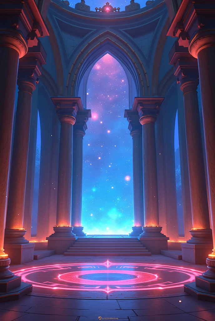 has a picture of a large room ， The floor is round , Kingdom of Light ...