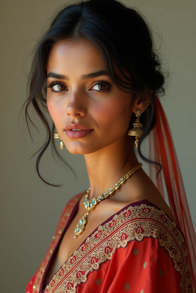 Indian girl sot dress Big nips - SeaArt AI
