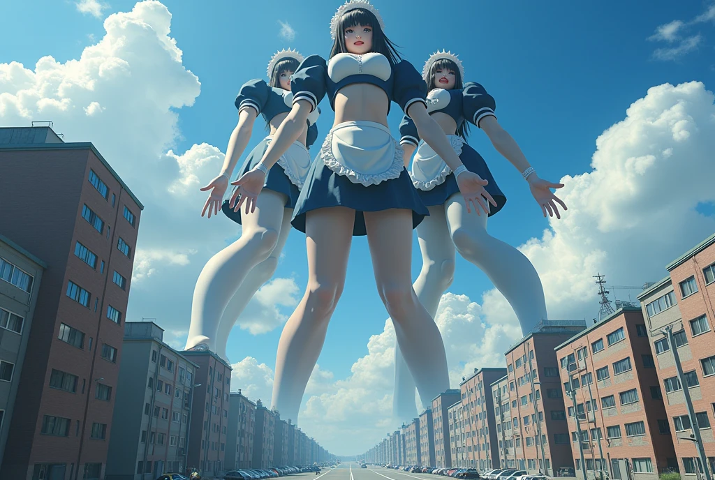 (Real Japanese Best beautiful Hyper high tall Giant Clone meid girls ...