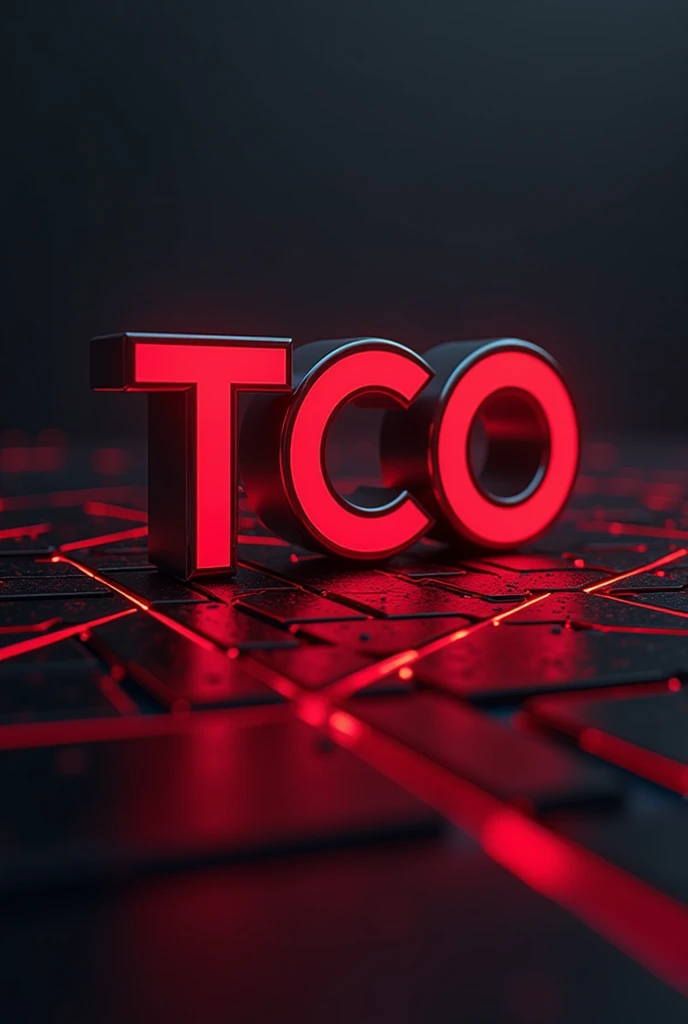 Image with 2D TCO writing with red details - SeaArt AI