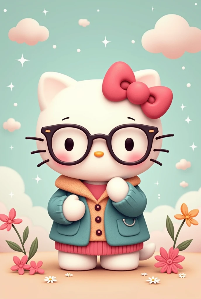 Hello Kitty psychologist wallpaper - SeaArt AI