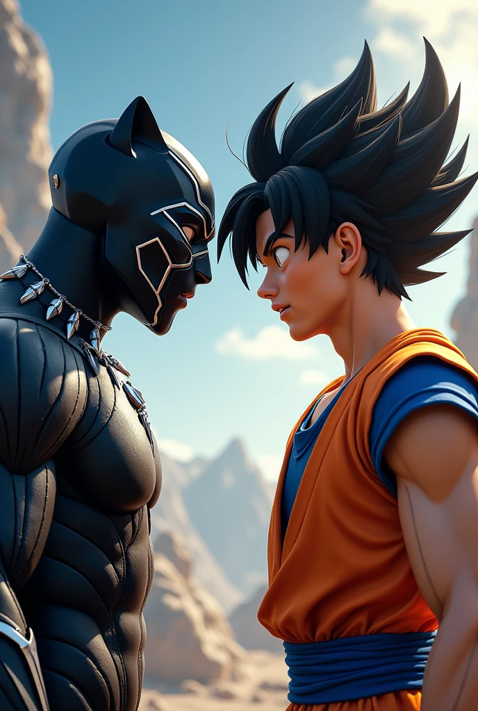 Goku vs batman - SeaArt AI