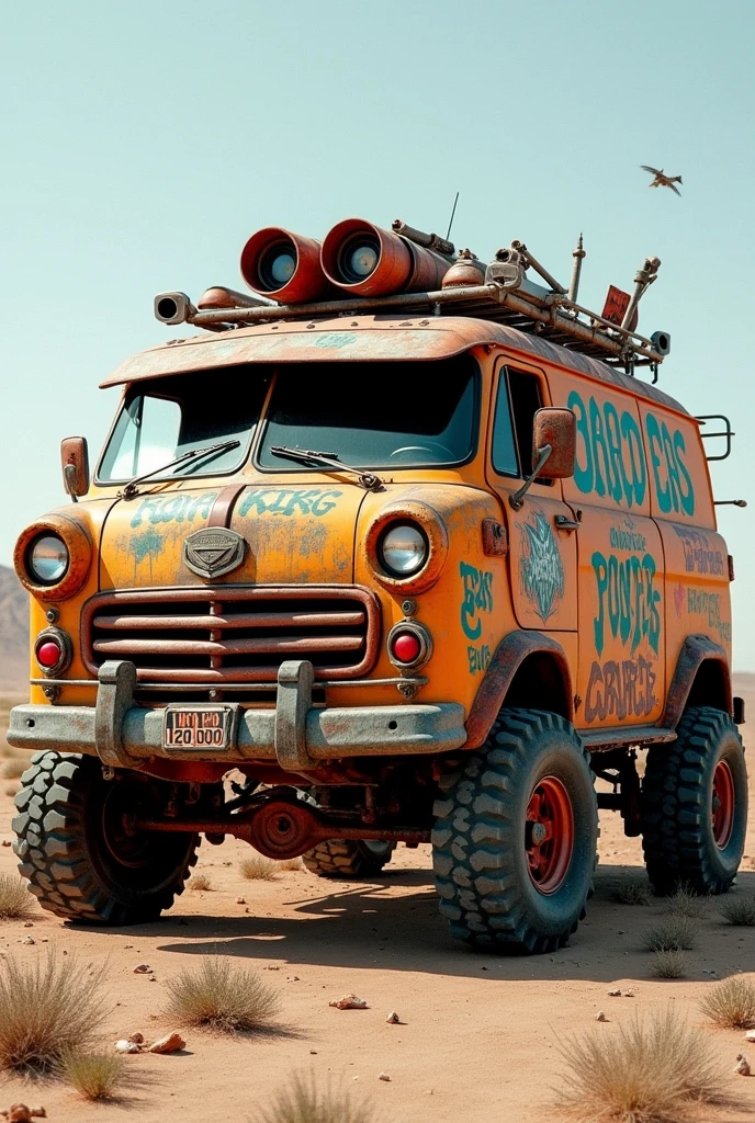 The Bandit Van was a rough and dangerous vehicle, its exterior a mass ...