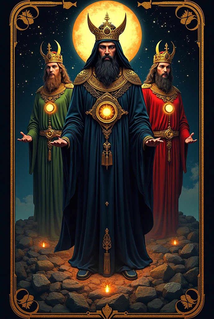 Realistic (card) theme about horoscope gypsy or something about that ...