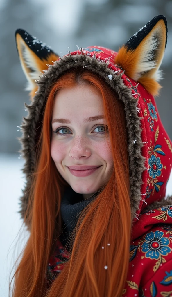 Approach of a big true fox with shiny and realistic fur and - SeaArt AI