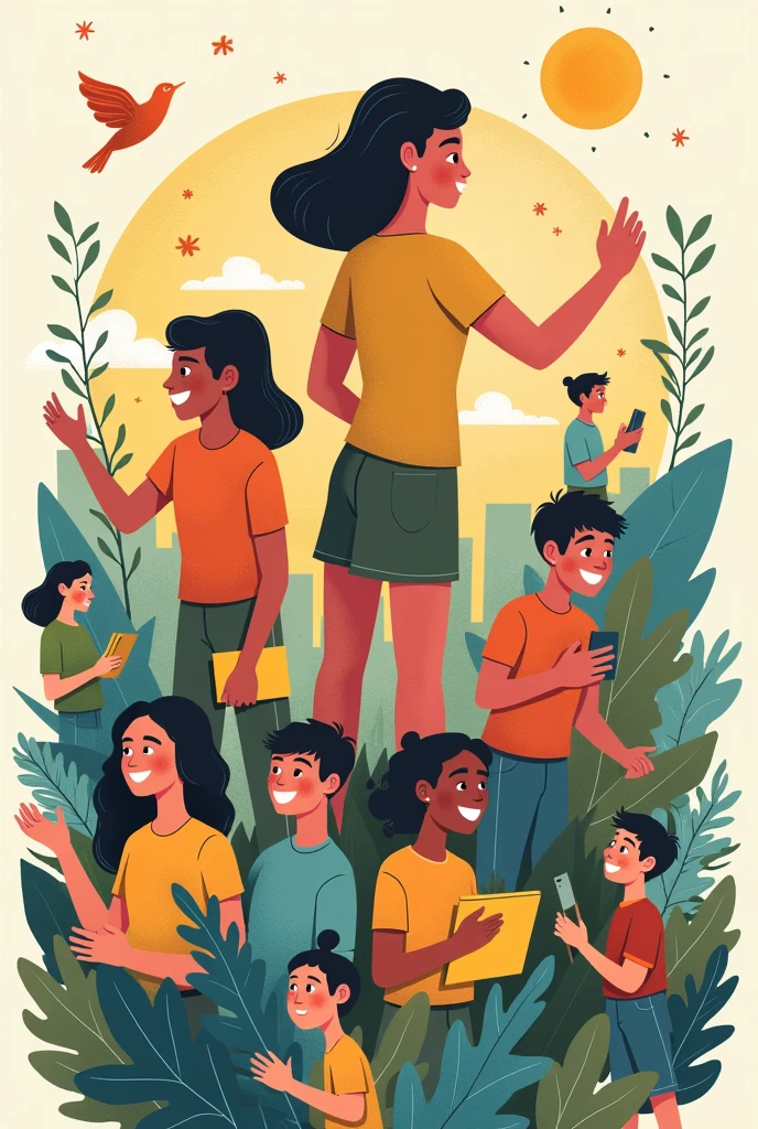 Poster that reflect the holistic personal development that take place ...