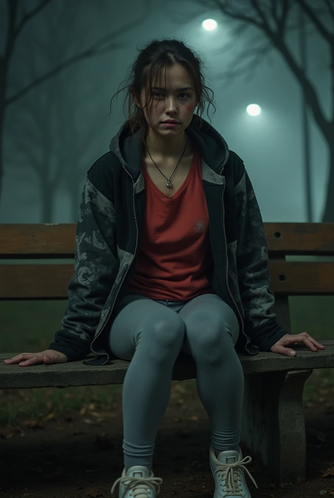 Very extreme drug addict woman, 30 years old, 1.51 meters tall - SeaArt AI