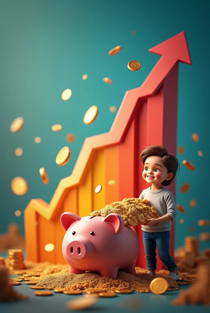 Make Your Money Grow! (Image: A vibrant, upward-trending graph or a ...